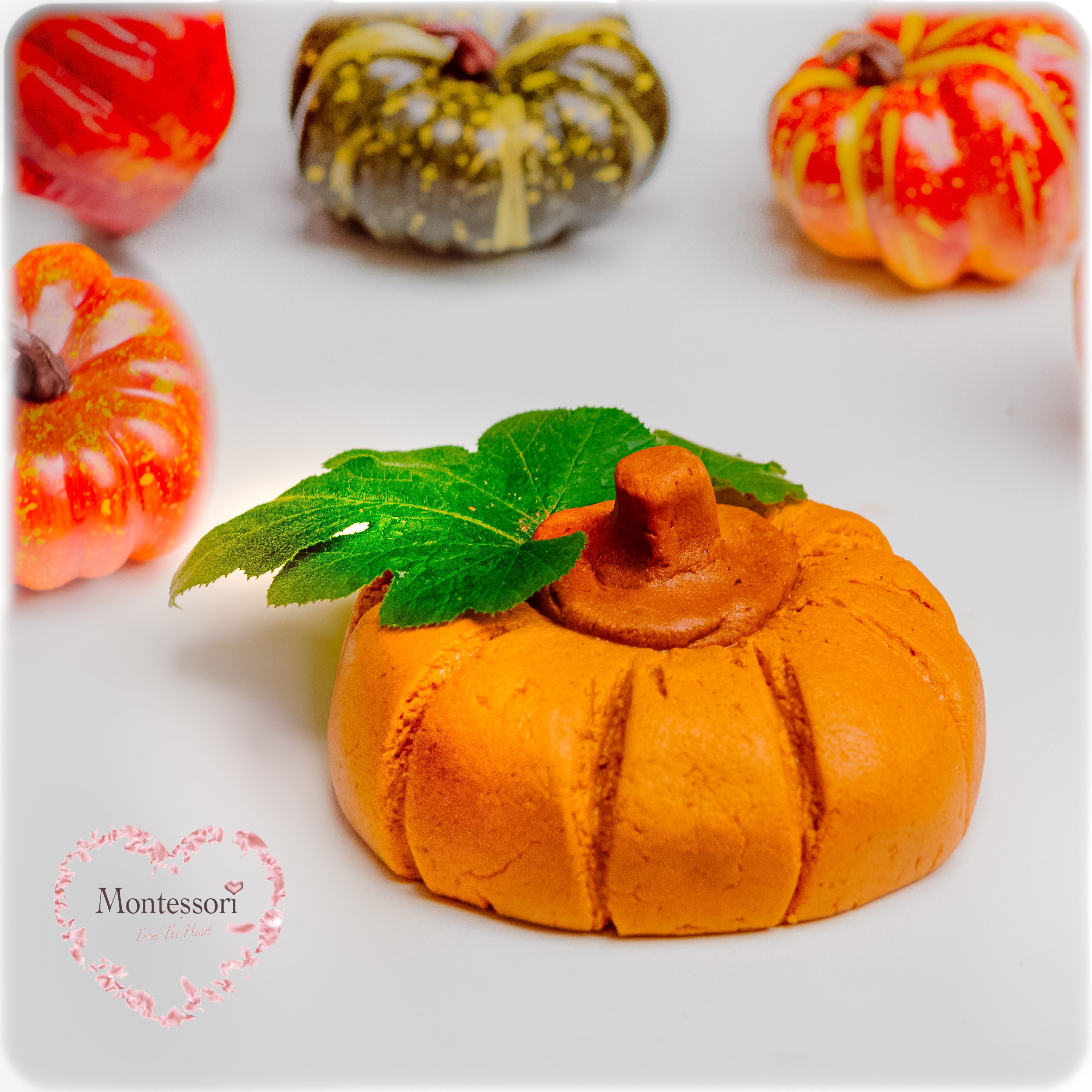 Taste-Safe Pumpkin Playdough Recipe | Montessori From The Heart