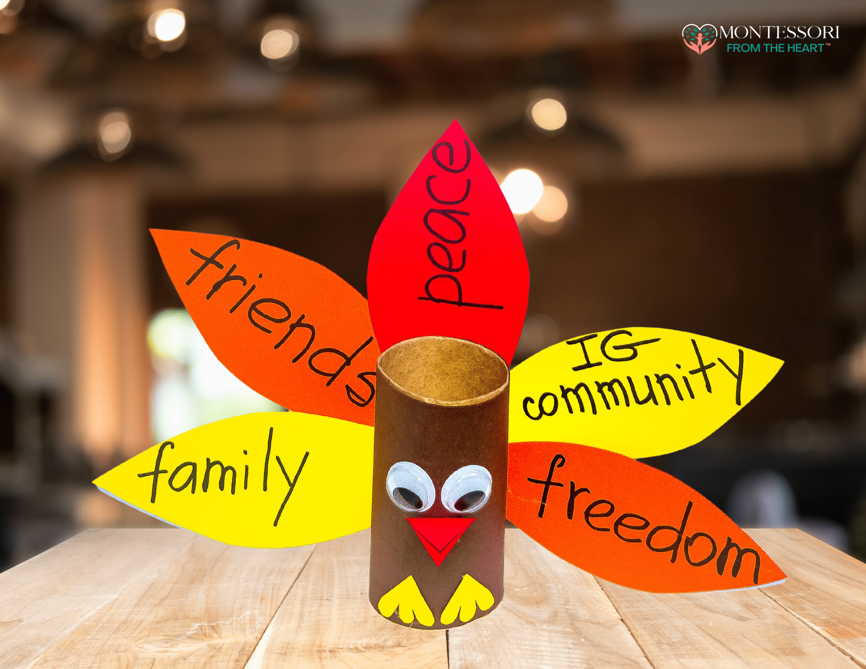 Thankful Toilet Paper Roll Turkey DIY