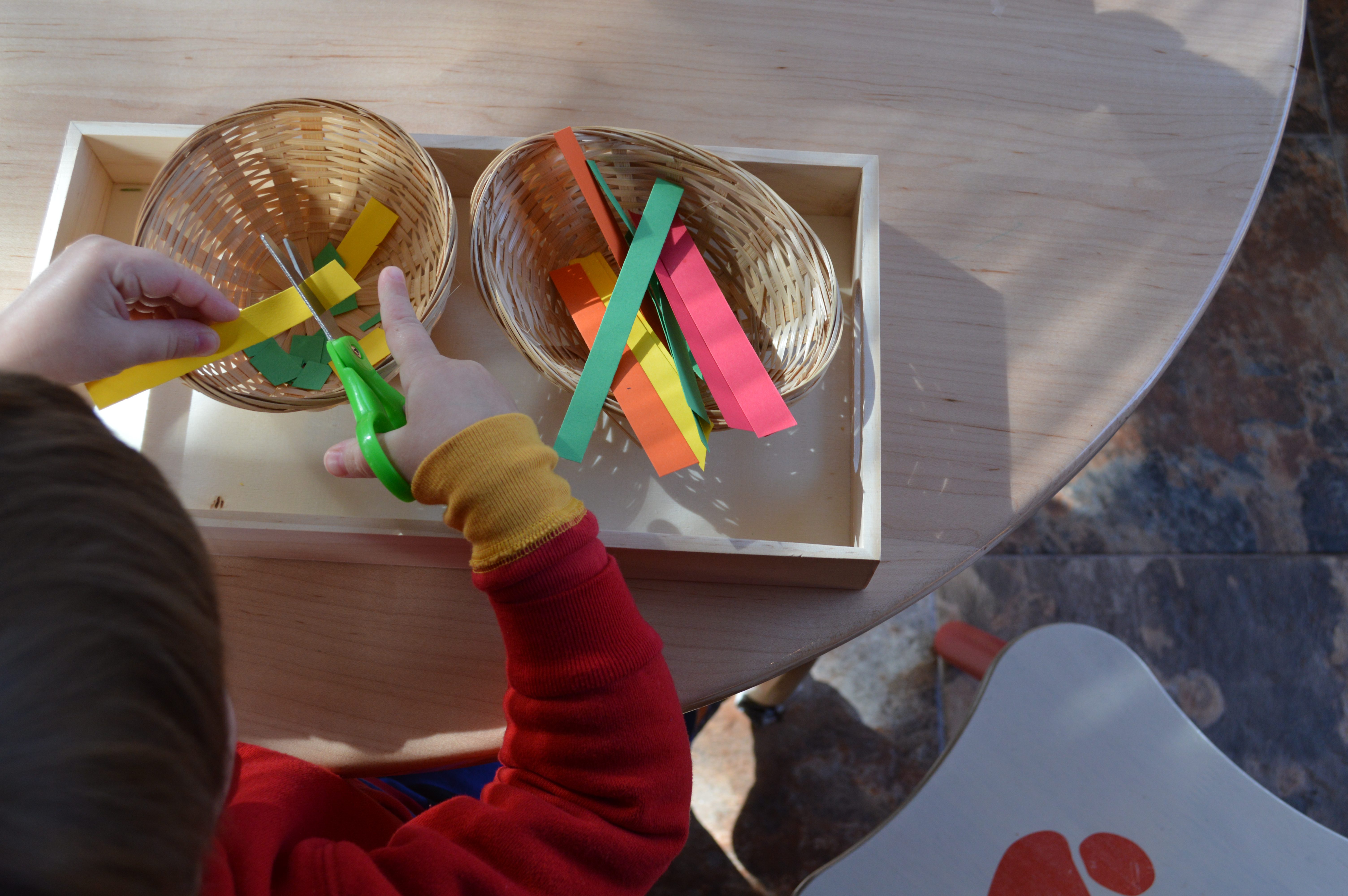 Hearts-Stickers Scissor Practice DIY